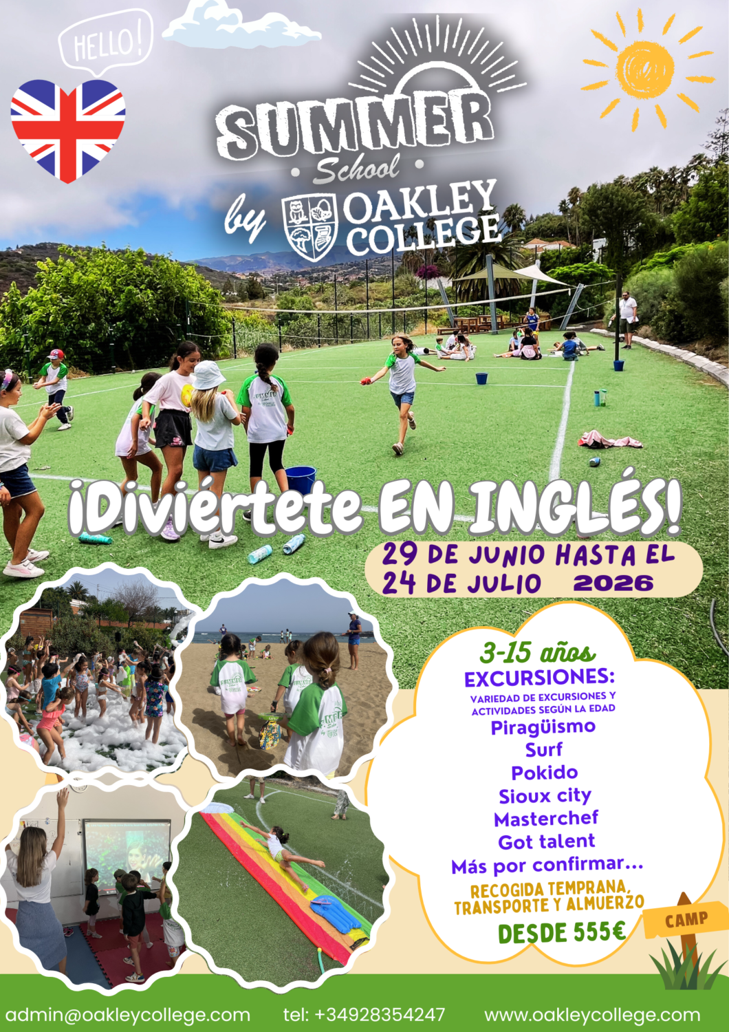 Summer School 2025 | Oakley College